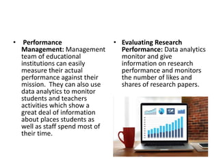 Role of data analytics in educational industry | PPTX