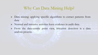 Role of data mining in cyber security | PPTX