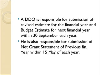 Role of DDO in mp madhya pradesh Govt.ppt
