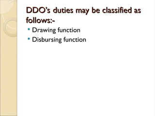 Role of DDO in mp madhya pradesh Govt.ppt