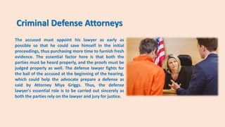 Role of Defense Lawyer | PPTX