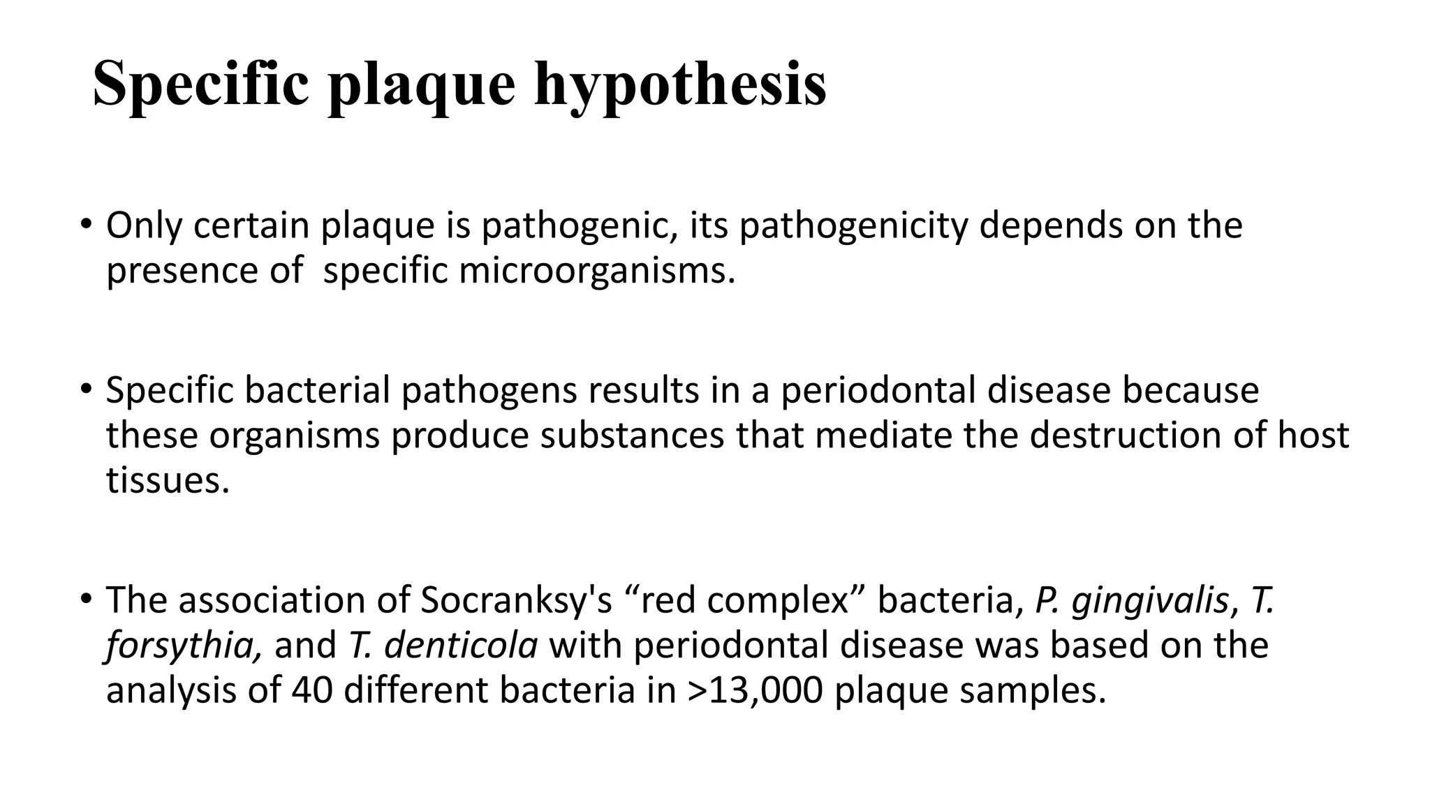 Role of dental biofilm in pathogenesis of periodontal | PPTX
