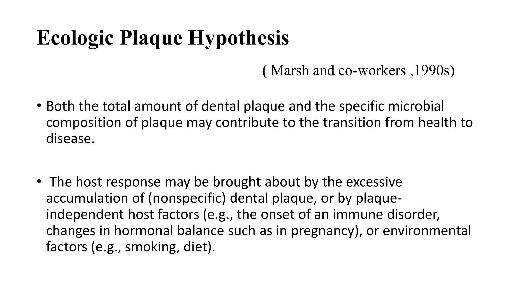 Role of dental biofilm in pathogenesis of periodontal | PPTX