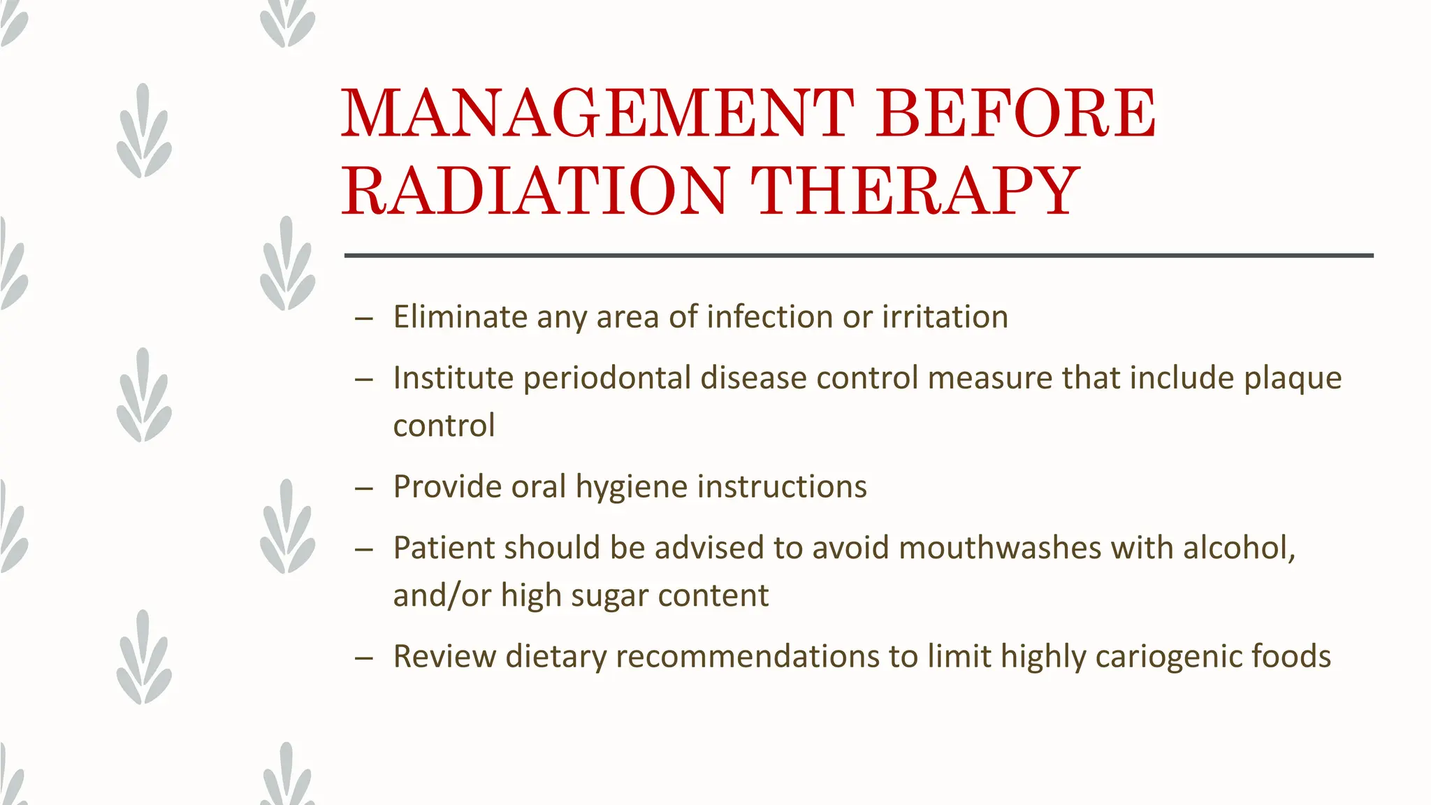 Role of dentists in patient undergoing radiation therapy.pptx