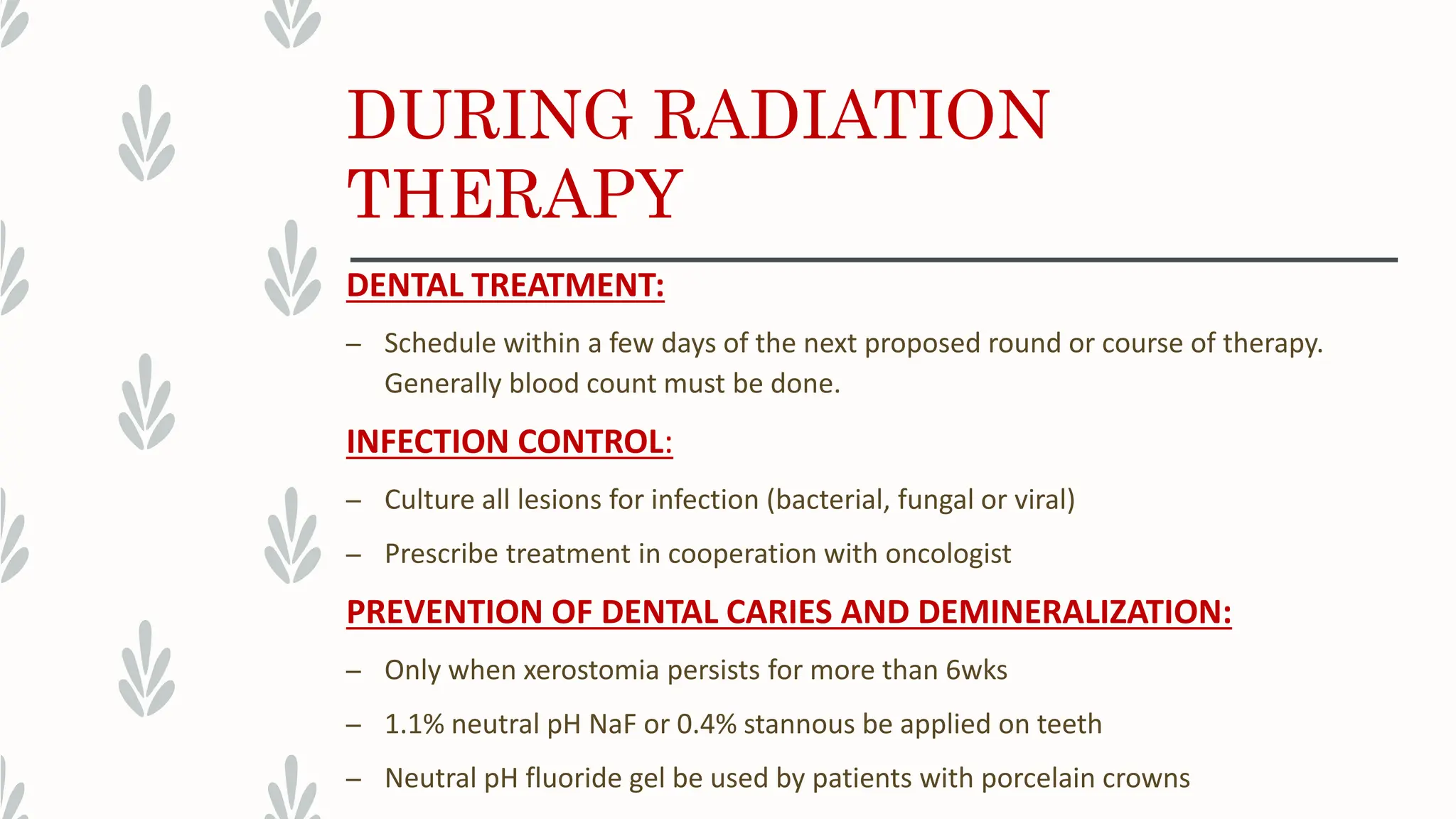 Role of dentists in patient undergoing radiation therapy.pptx