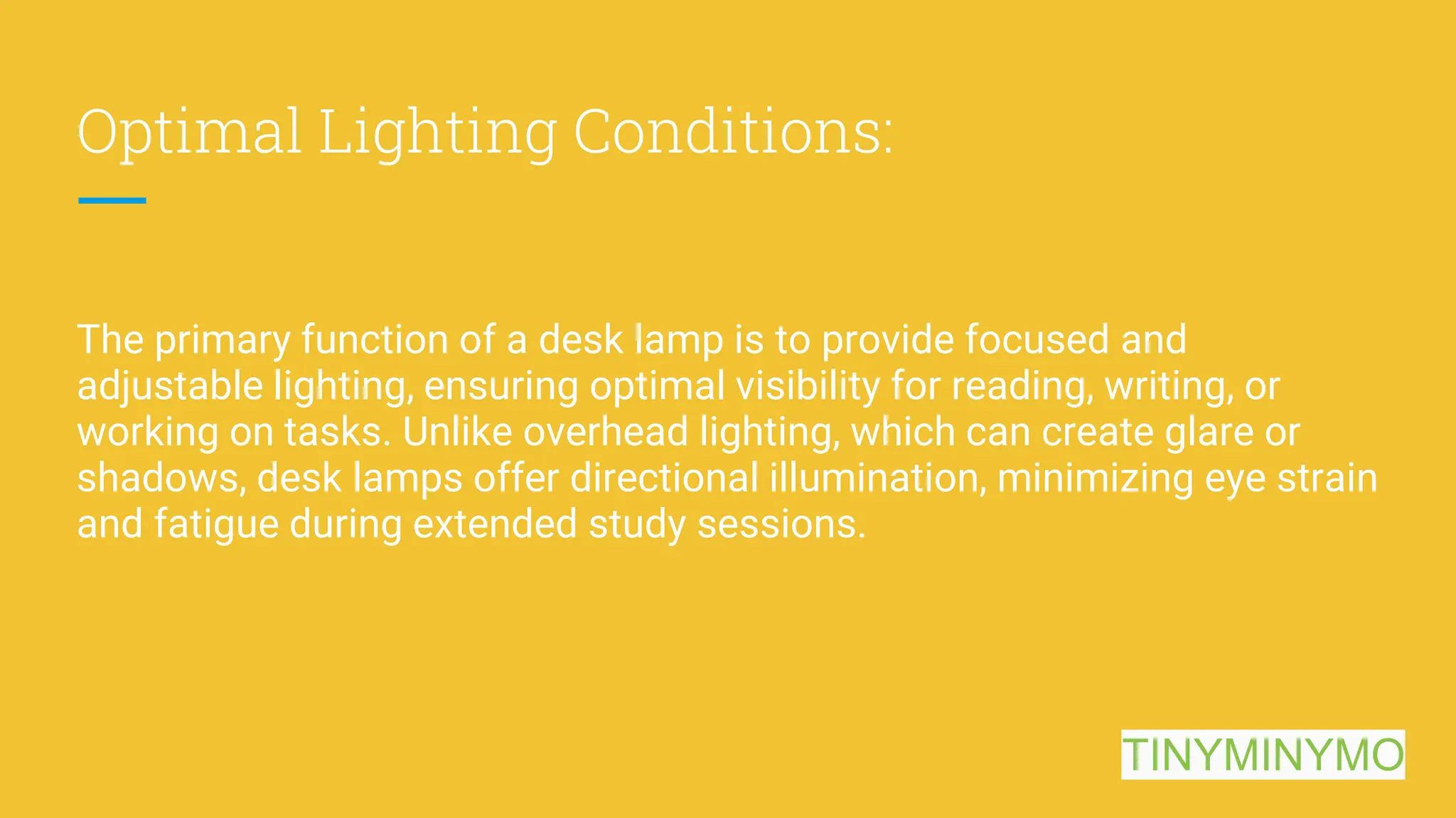 Role of desk lamps on a study table.pptx