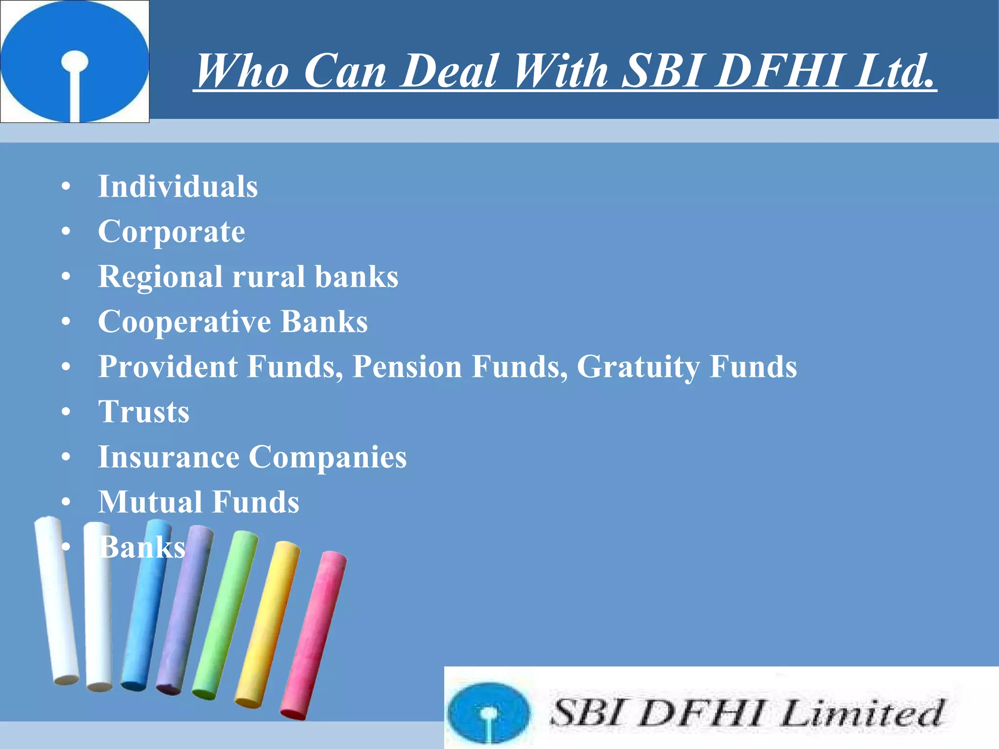 Role of dfhi in money market | PPT