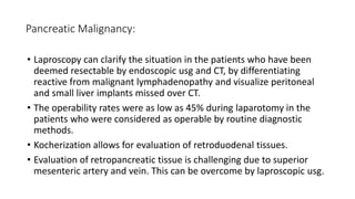 ROLE OF DIAGNOSTIC LAPROSCOPY IN ABDOMINAL MALIGNANCIES.pptx
