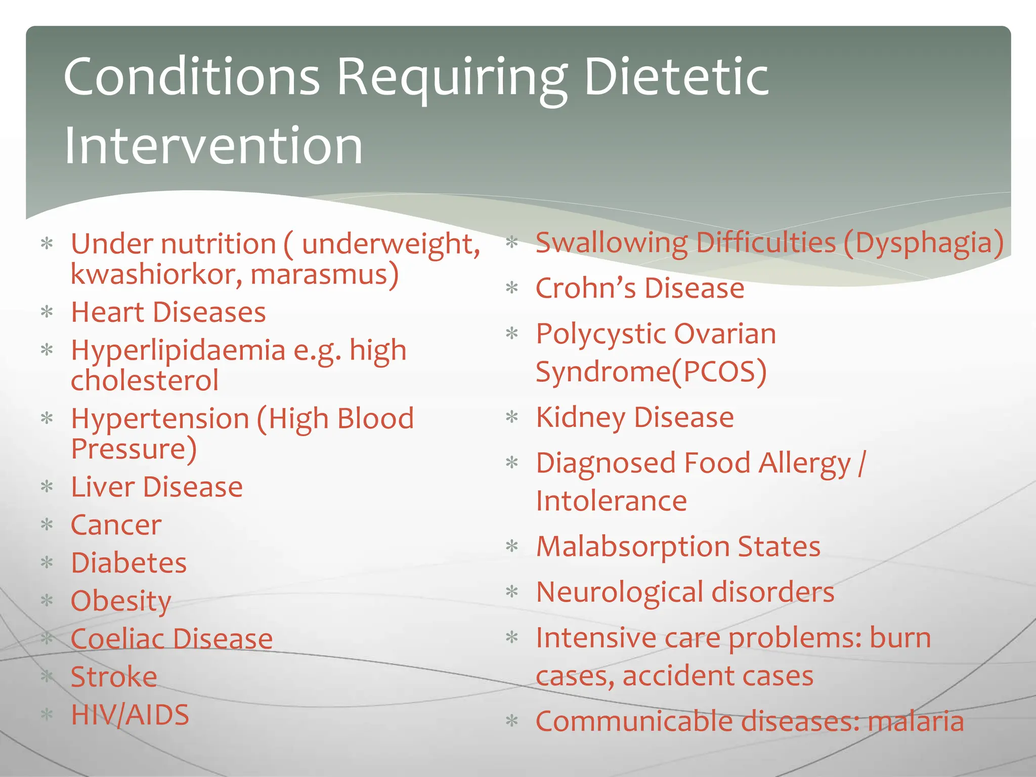 ROLE OF DIETICIAN IN THE HEALTHCARE TEAM.pptx | Healthcare Industry ...