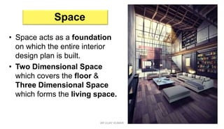 Role of different art forms in interior design | PPTX