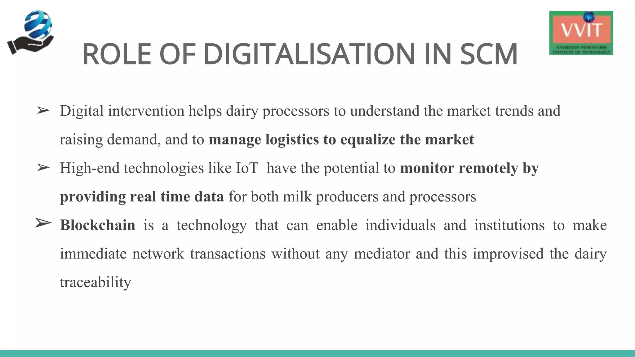 Role of Digitalisation and Technology in Dairy Supply Chain Managementl.pptx