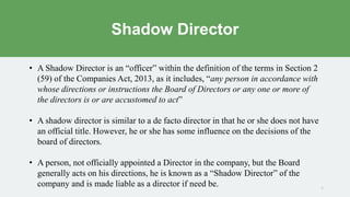 Role of Directors in Corporate Governance.pptx | Business | Business ...