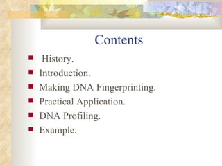 Role of dna fingerprinting in crimes | PPT