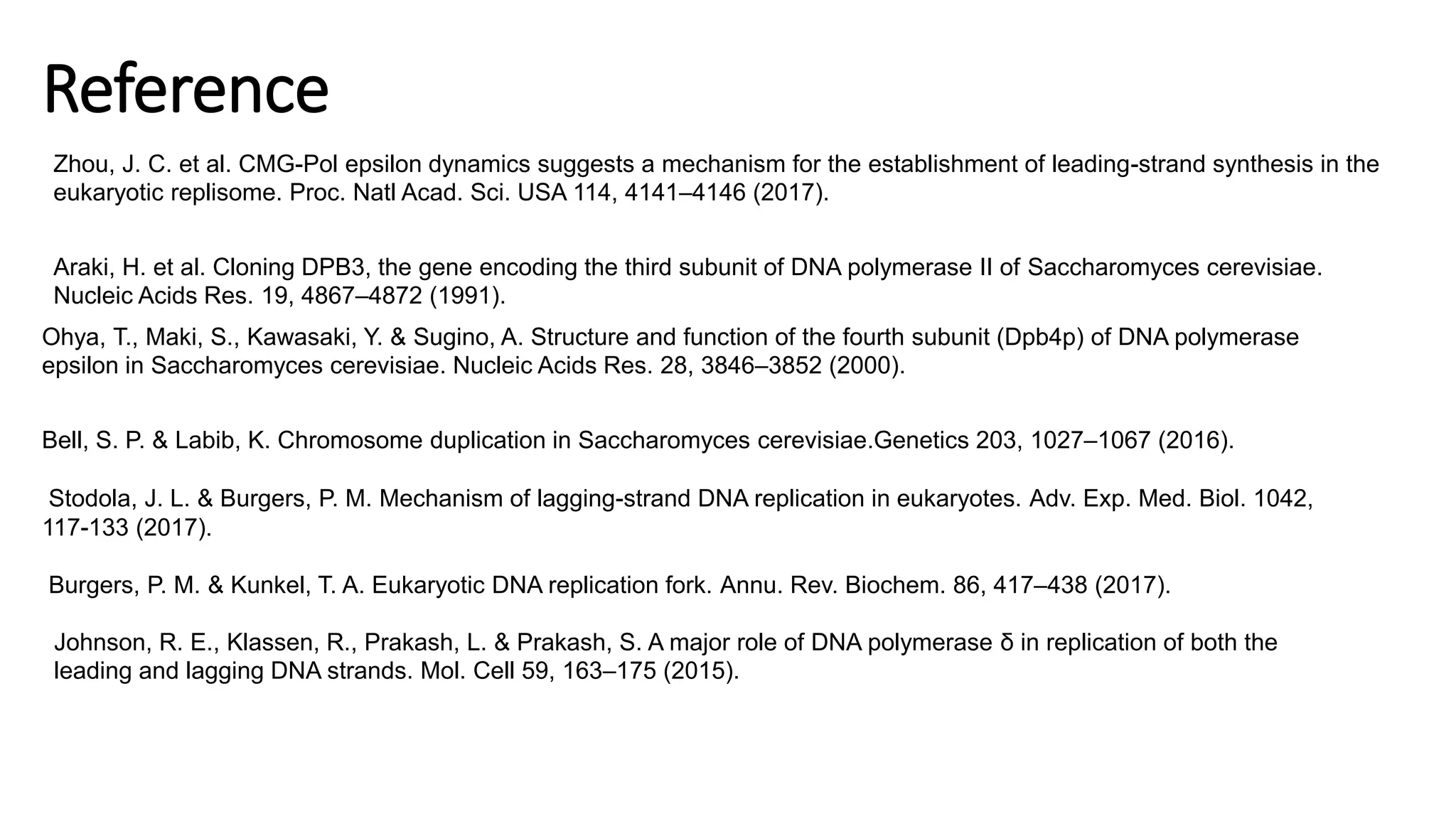Role of dna polymerase delta | PPT