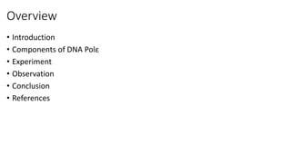 Role of dna polymerase delta | PPT