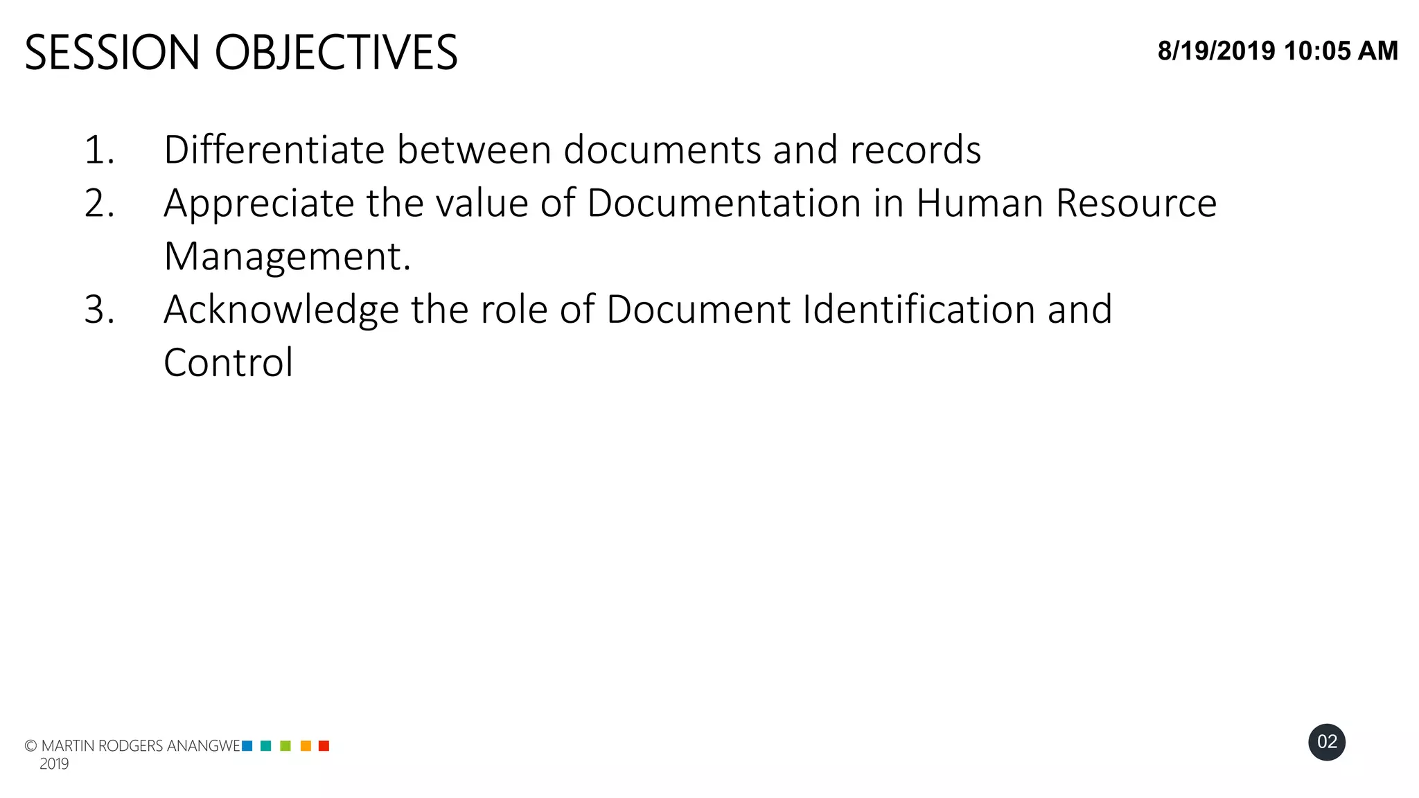 Documentation in Human Resource Management | PPTX