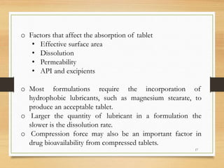 Role of dosage form in absorption of drugs.pptx
