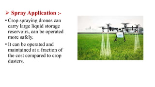 Role of drone in crops protection.pptx