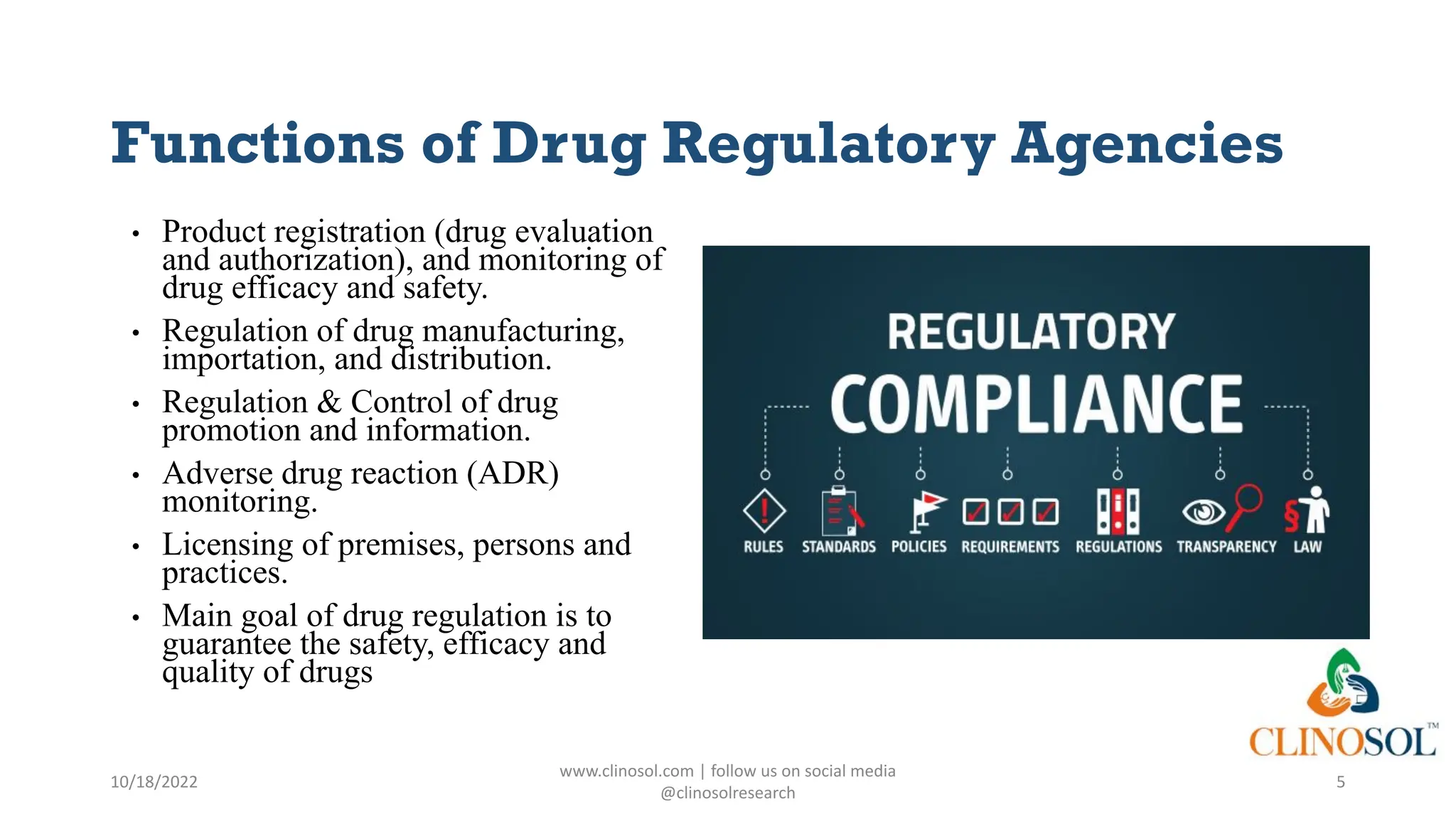 Role of drug regulatory agencies | PDF