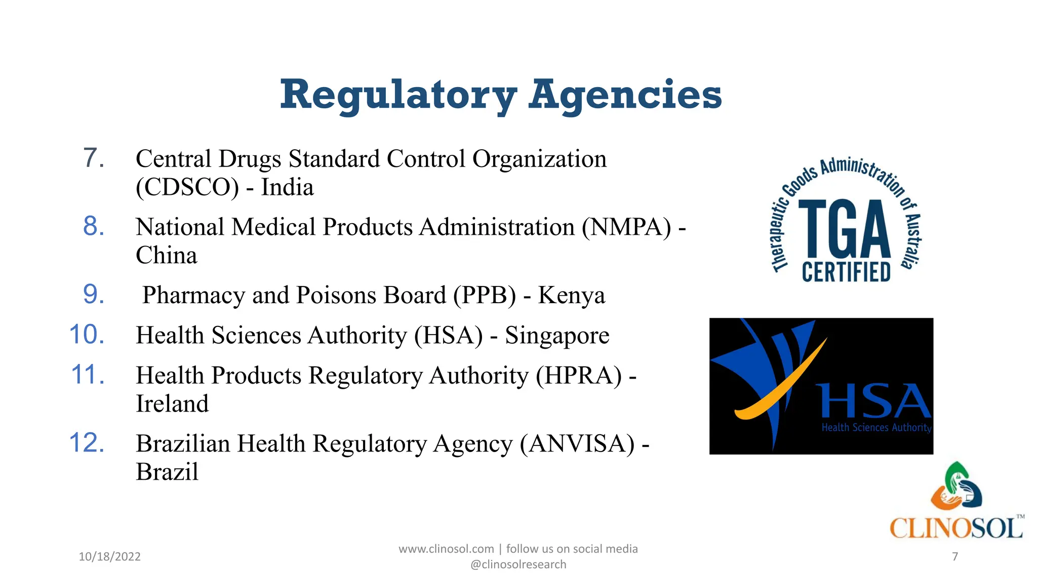 Role of drug regulatory agencies | PDF