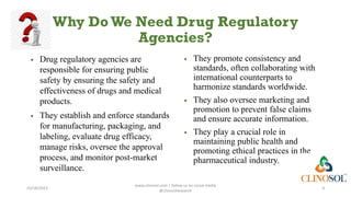 Role of drug regulatory agencies | PDF