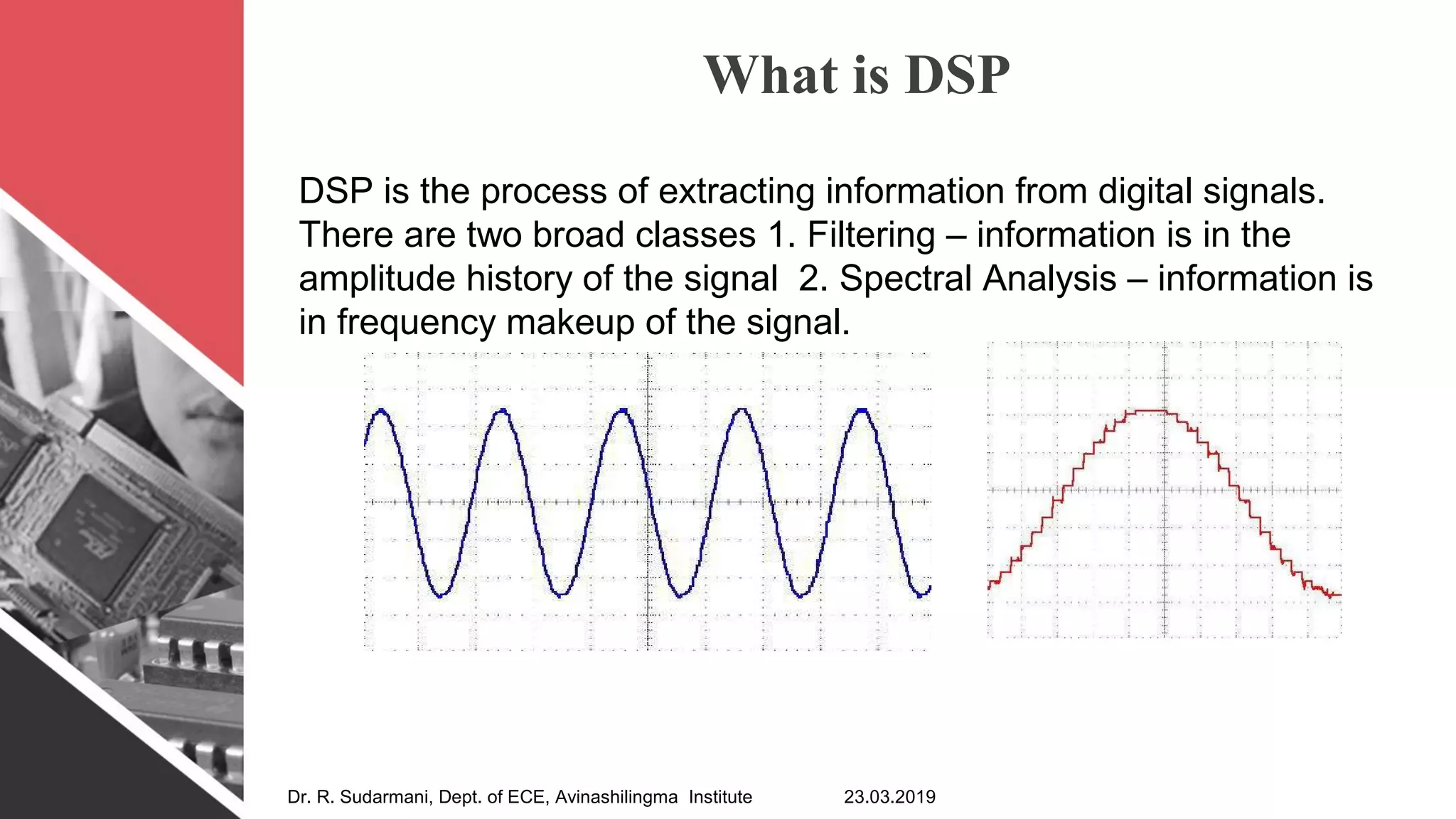Role Of Dsp In Biometric Applications Ppt Digital Audio Computer