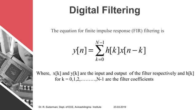 Role Of Dsp In Biometric Applications Ppt Digital Audio Computer