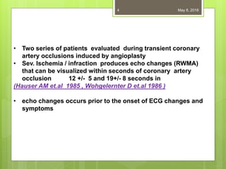 Role of echocardiography in acute myocardial infraction | PPT