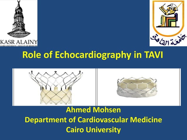 Role of echo in tavi | PDF | Heart and Cardiovascular Diseases ...