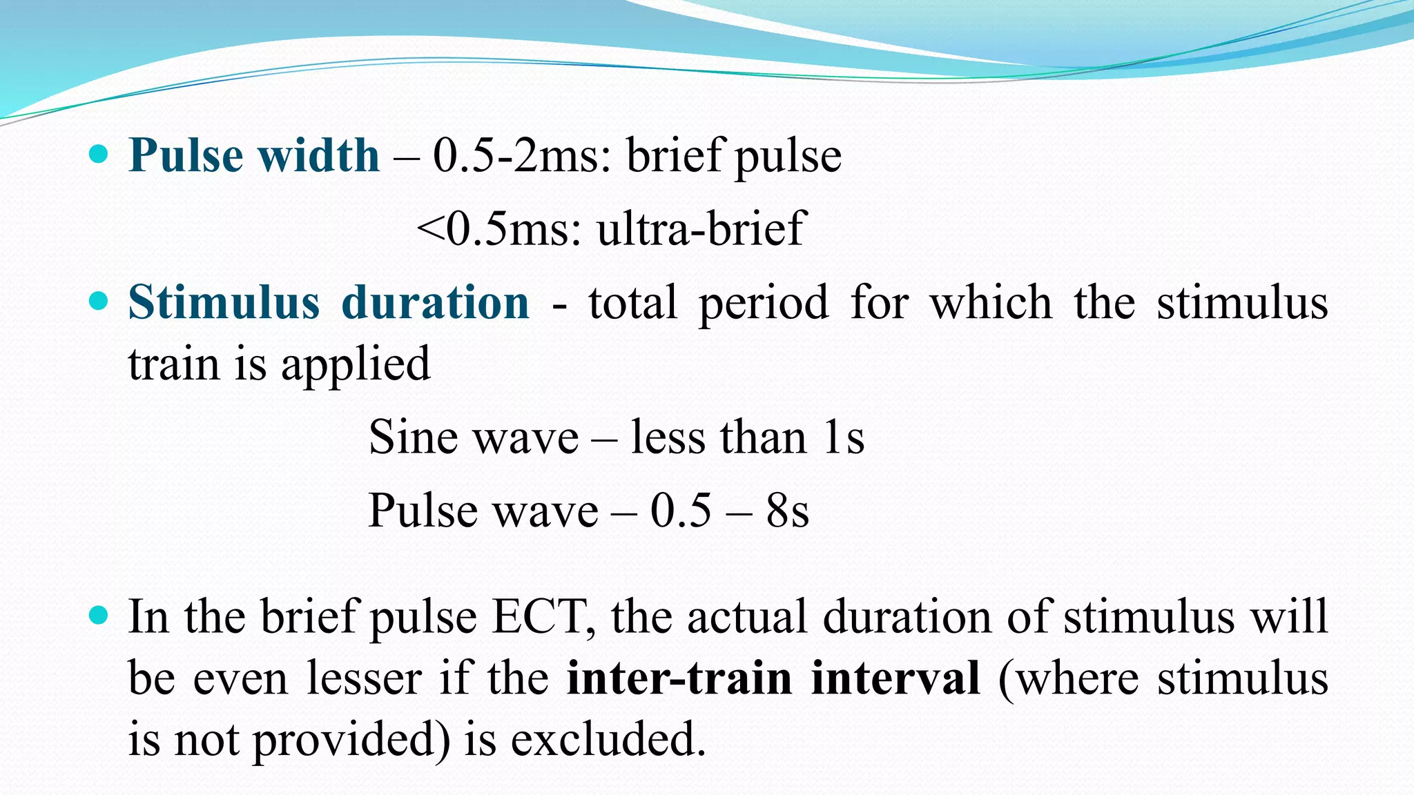 Role of ECT in psychiatry | PPTX