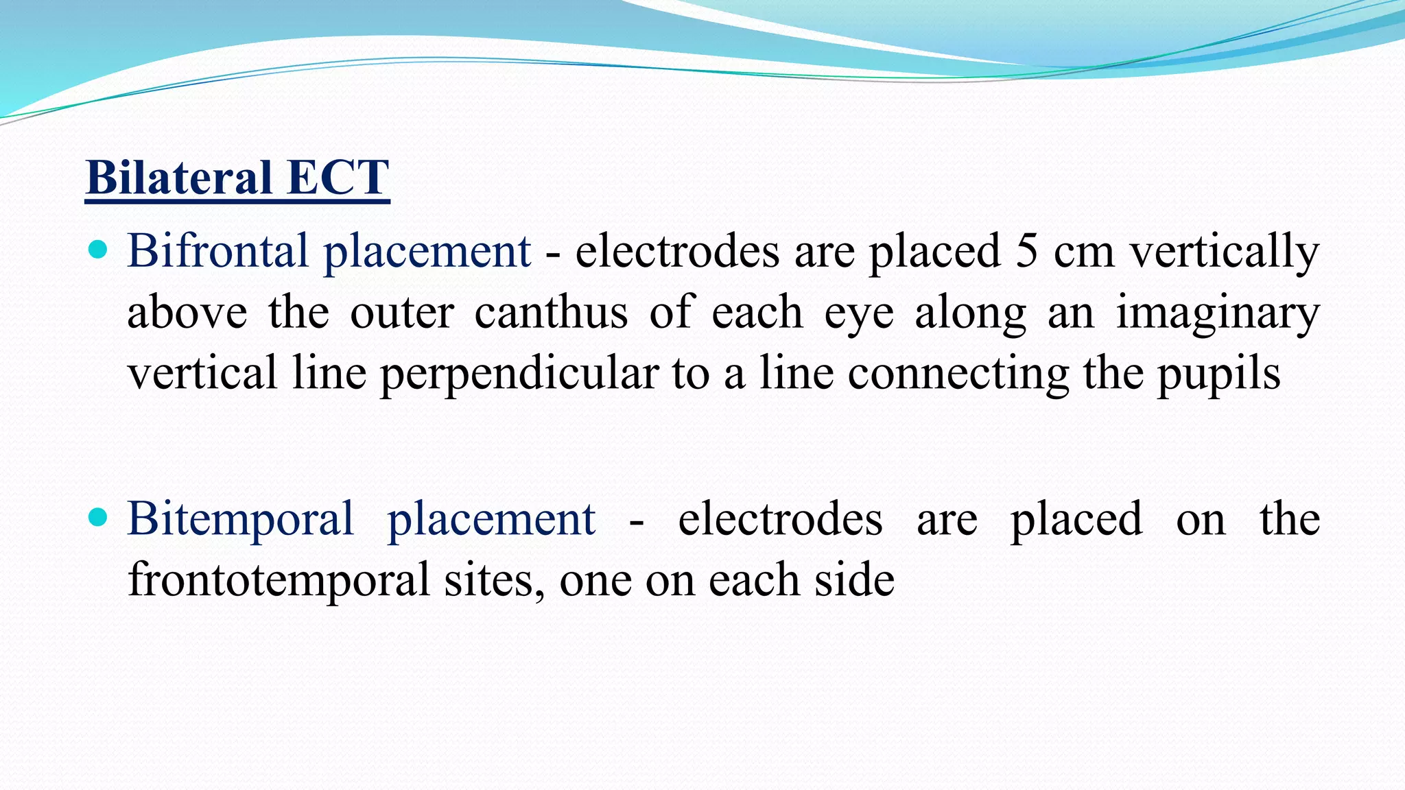 Role of ECT in psychiatry | PPTX