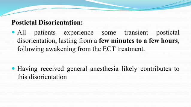 Role of ECT in psychiatry | PPTX | Physical Therapy | Wellness