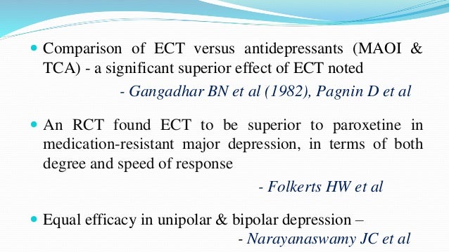 Role of ECT in psychiatry