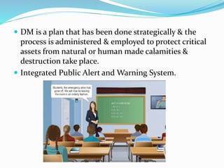 Role of education in disaster management | PPTX