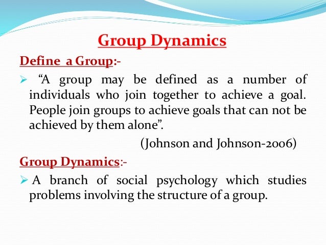 Role of education in group dynamics by Mr. Mudasir Amin