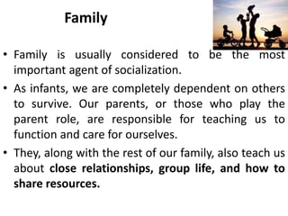 Role of education in socialization of child | PPTX | Parenting | Family ...