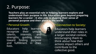 Why Teach? Teaching Philosophy, Purpose and Beliefs.pptx