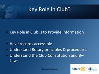Role of effec Rotary secretary updated | PDF | Business | Business and ...