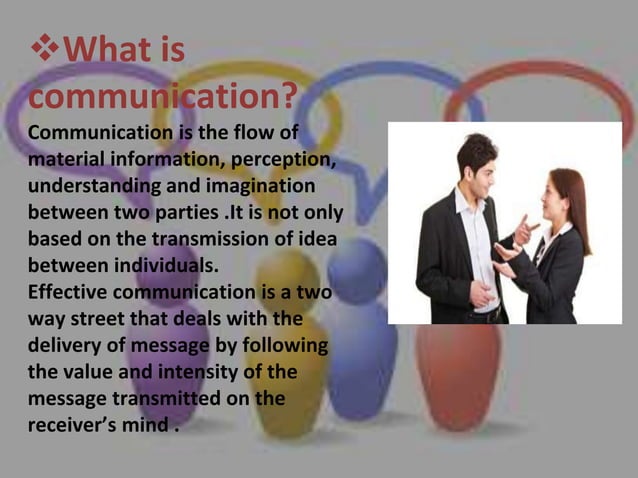 Role of effective communication | PPTX