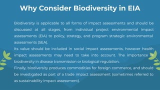 ROLE OF EIA IN BIODIVERSITY.pdf
