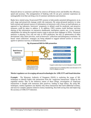 Role of emerging technologies in Banking Operations | PDF | Business Banking & Finance | Business