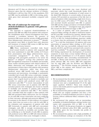 Role of endoscopy in choledocholithiasis | PDF