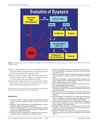 Role of endoscopy in dyspepsia | PDF