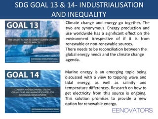 Role of energy in sustainable development goals | PPT