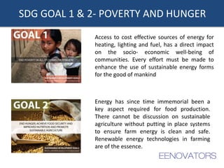 Role of energy in sustainable development goals | PPT