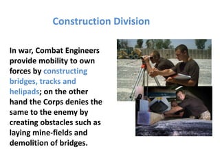 Role of engineers in army | PPTX