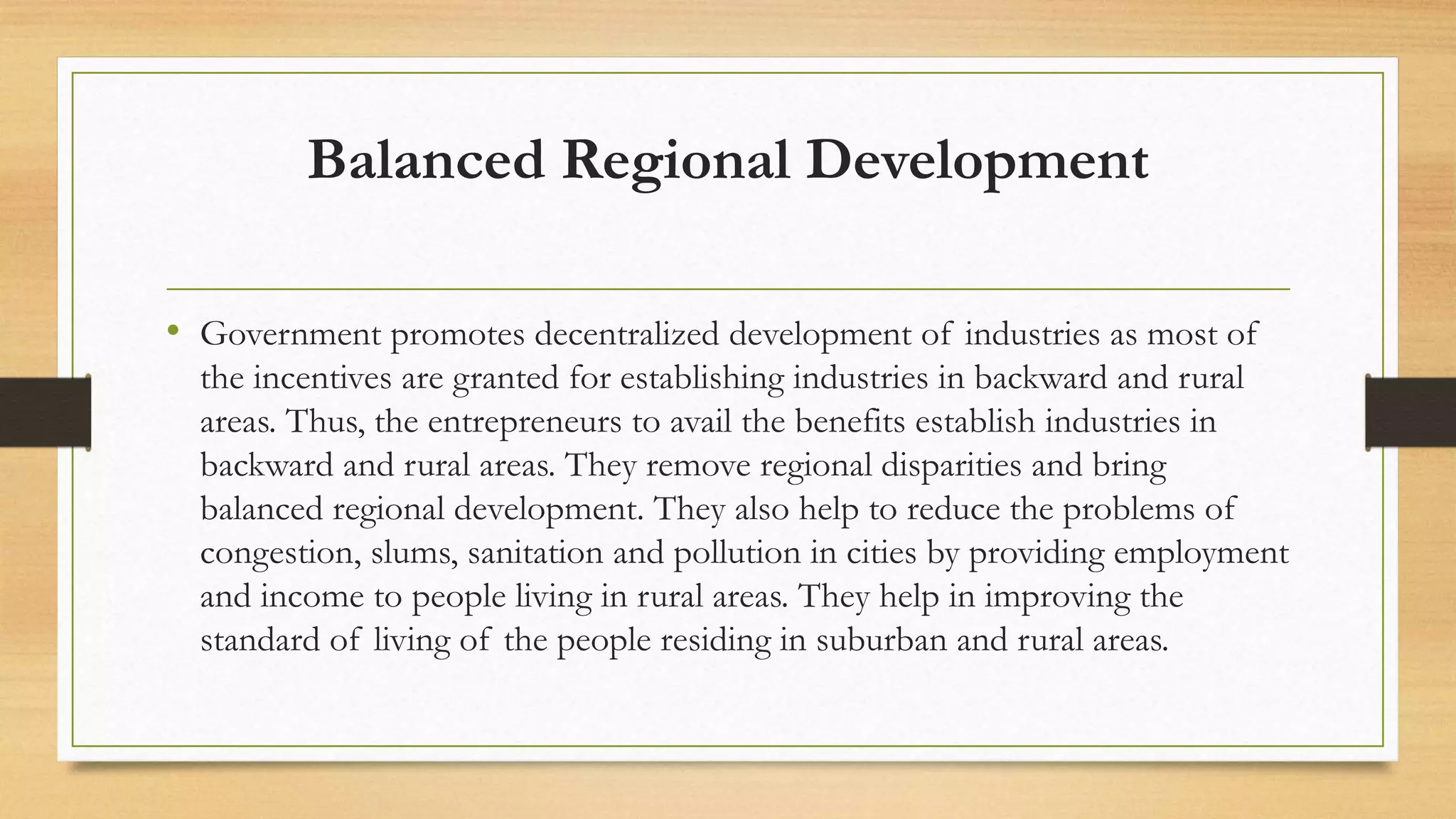 Role of entrepreneurship in the economic development | PPTX