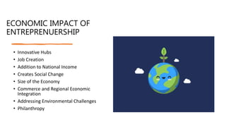 Entrepreneurship in economic development - Lecture 6 | PPTX