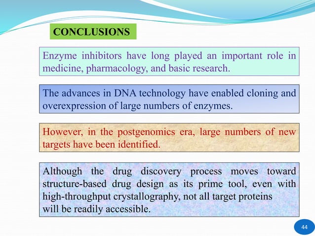 Role of enzymes in drug discovery | PPTX | Endocrine and Metabolic ...