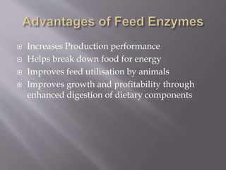 Role of enzymes in poultry nutrition | PPT
